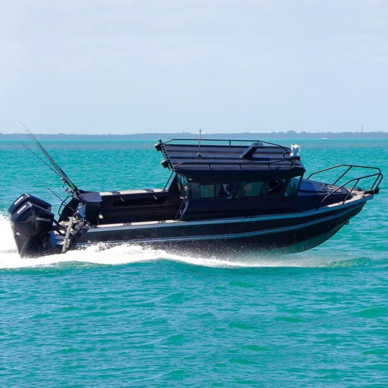 25ft 7.5m Luxury Yacht High Speed Cabin Cruisers Aluminum Fishing Boat ...