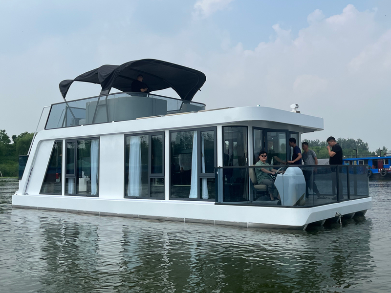 12.5M House Boat from China manufacturer - Gospel Boat