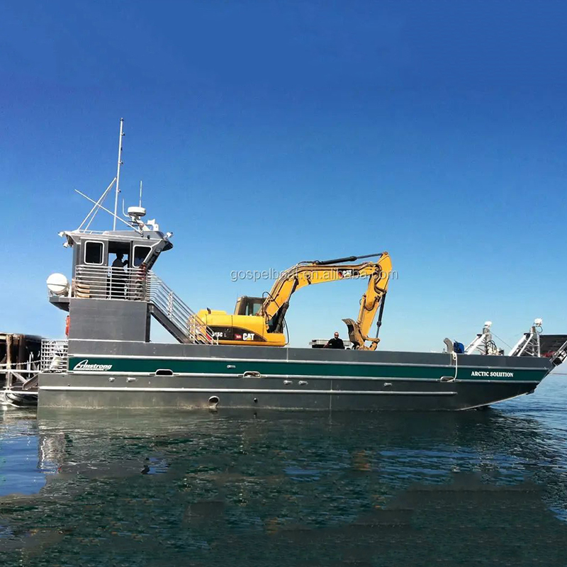 15m Aluminum Work Shipping Barge Ship Cargo Ferry Landing Craft Boat ...